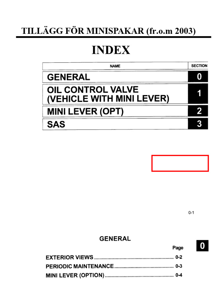 Toyota 7FD Mini Lever | PDF