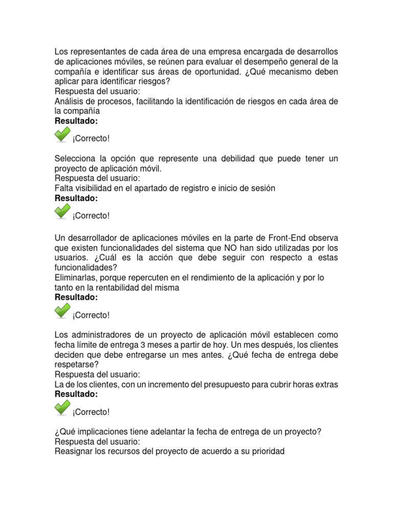 Desarrollador de Aplicaciones Móviles - Eval Varias 1 | Descargar gratis PDF | Aplicación movil ...