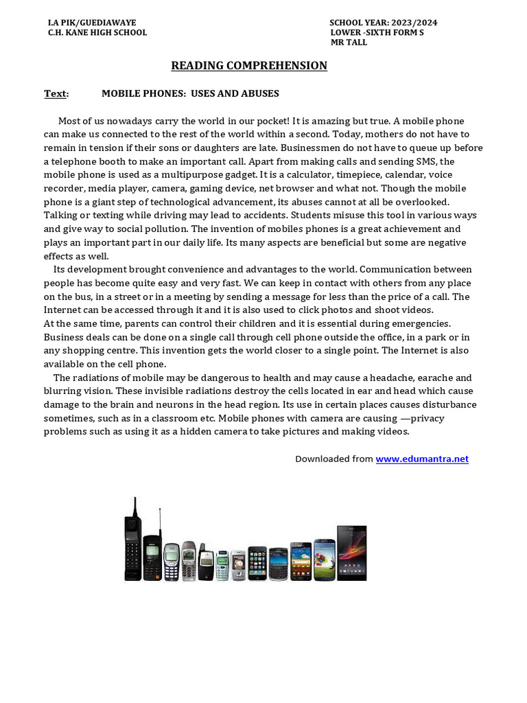 Text Mobile Phones Uses and Abuses | PDF | Mobile Phones | Telephone