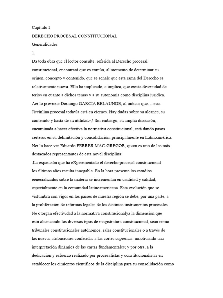 Evolución del Derecho Procesal Constitucional | PDF