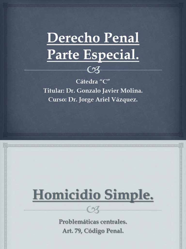 2 Unidad 2 Homicidio Simple | Descargar gratis PDF | Homicidio ...