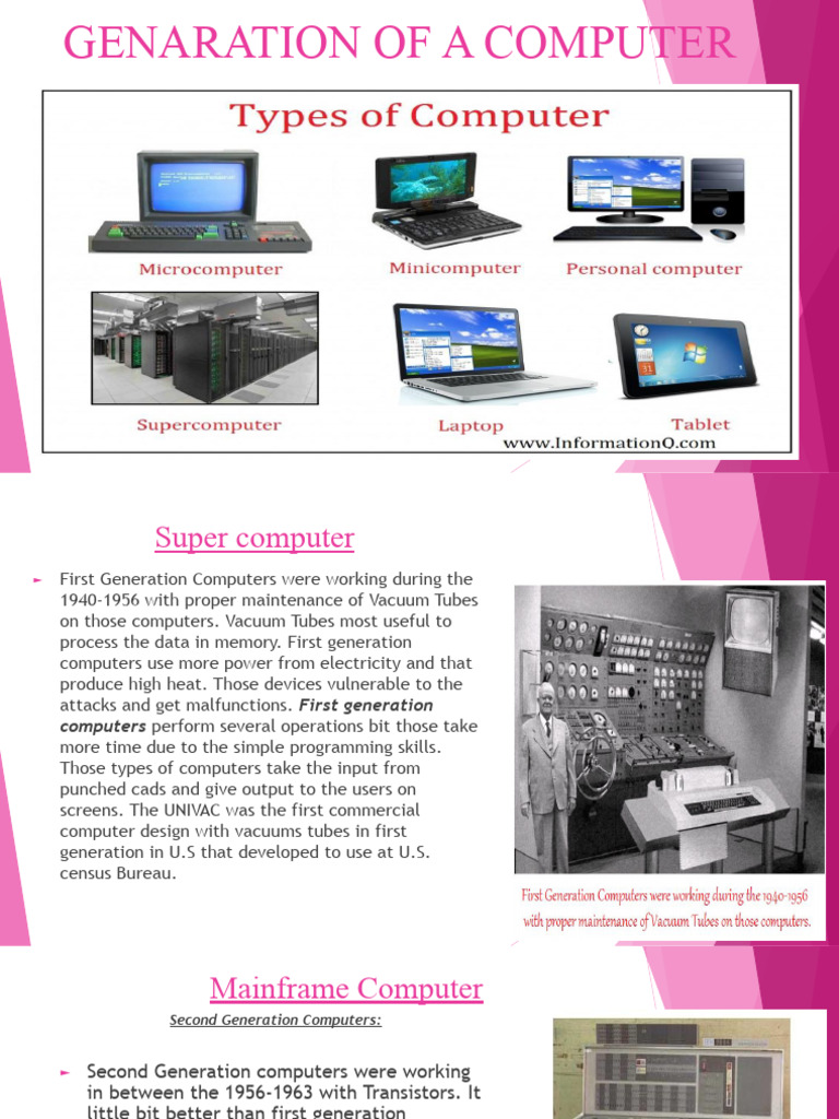 Prelim Computer Generation | PDF | Integrated Circuit | Physical Sciences