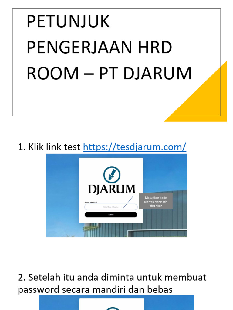 Tutorial HRD ROOM - Peserta | PDF | Karier & Perkembangan