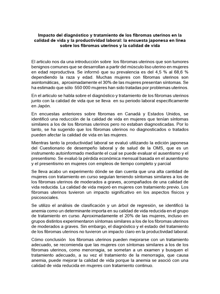 Fibromas | PDF | Epidemiología | Medicina CLINICA