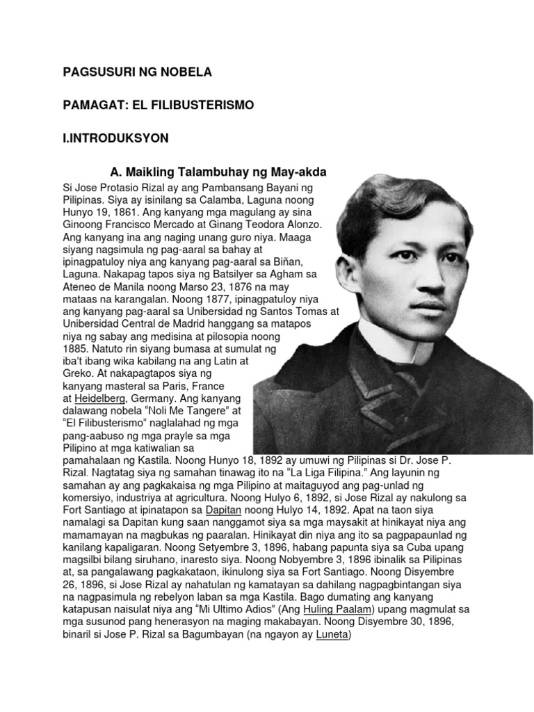 Reyes, Jasper M. Finals Pagsusuri Sa El Filibusterismo | PDF
