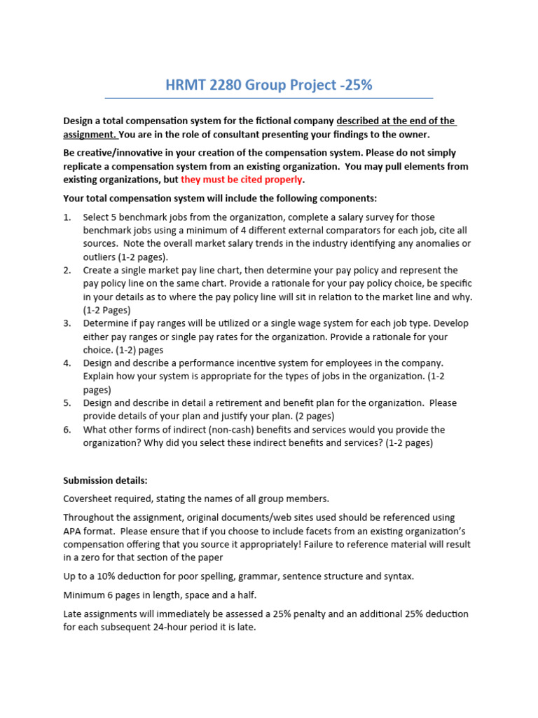 Ellis Engines Compensation Plan | PDF | Salary | Economies