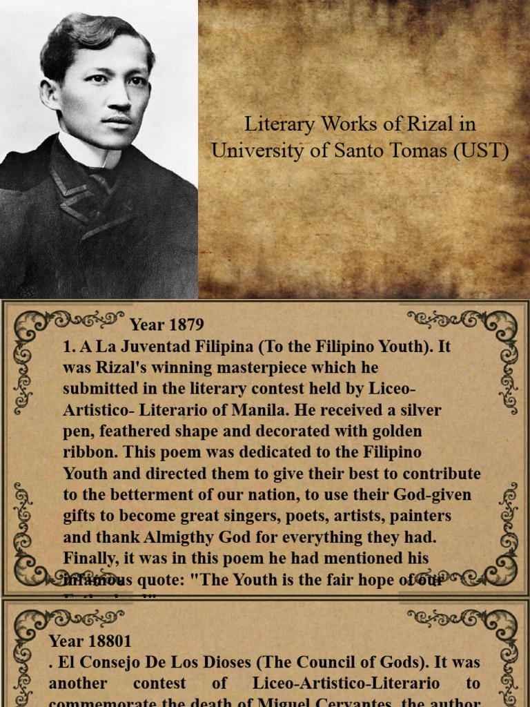 Rizal's Literary Works at UST | PDF | Philippines