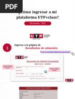 Acceso y Servicios en Portal UTP+ | PDF