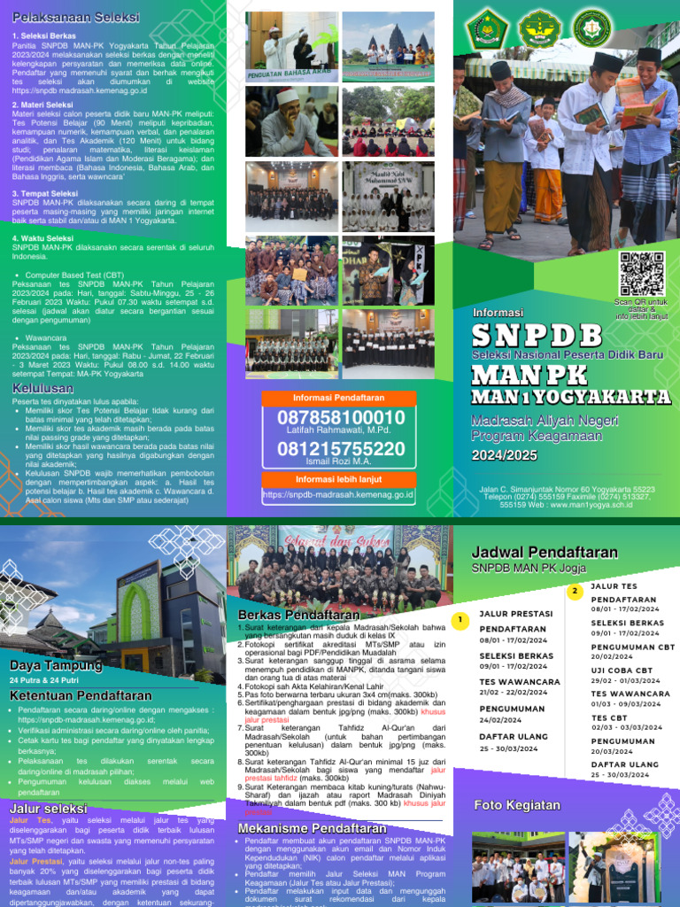 Brosur Man Pk Jogja 2024 (1) | PDF