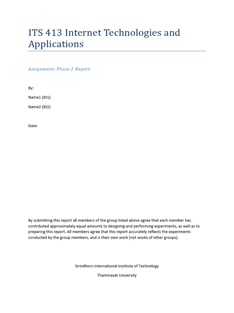 Phase 2 Report on Internet Experiments | PDF | Science & Mathematics | Technology & Engineering