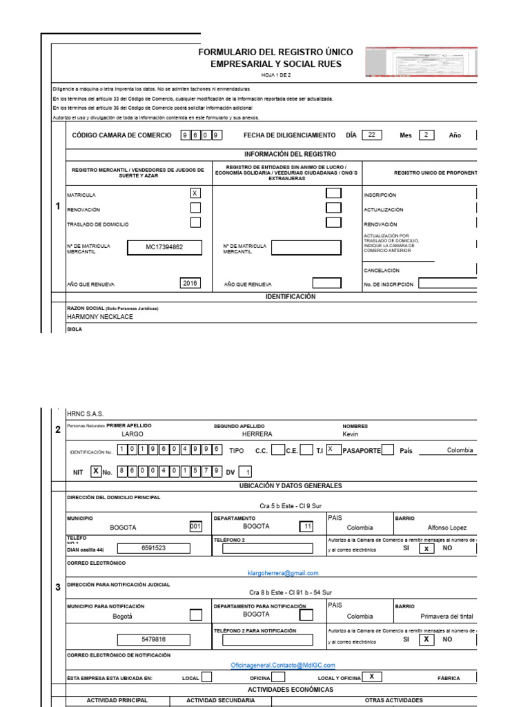 Registro Empresarial y Social RUES | PDF | Servicios financieros | Economía Financiera