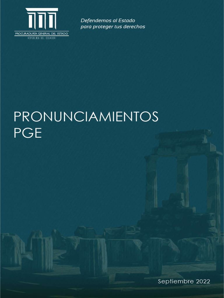 2022_09_Pronunciamientos_PGE | PDF