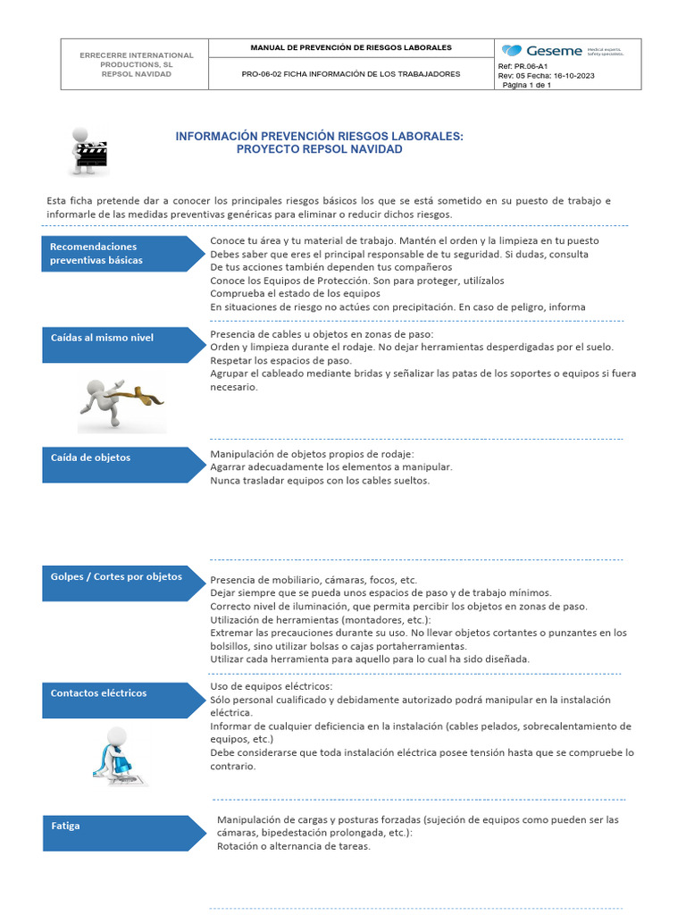 DP-06-02 Ficha Informativa Spotv4 | PDF