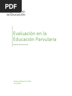 Rúbricas Educación Parvularia - 2025 | PDF | Evaluación | Aprendizaje