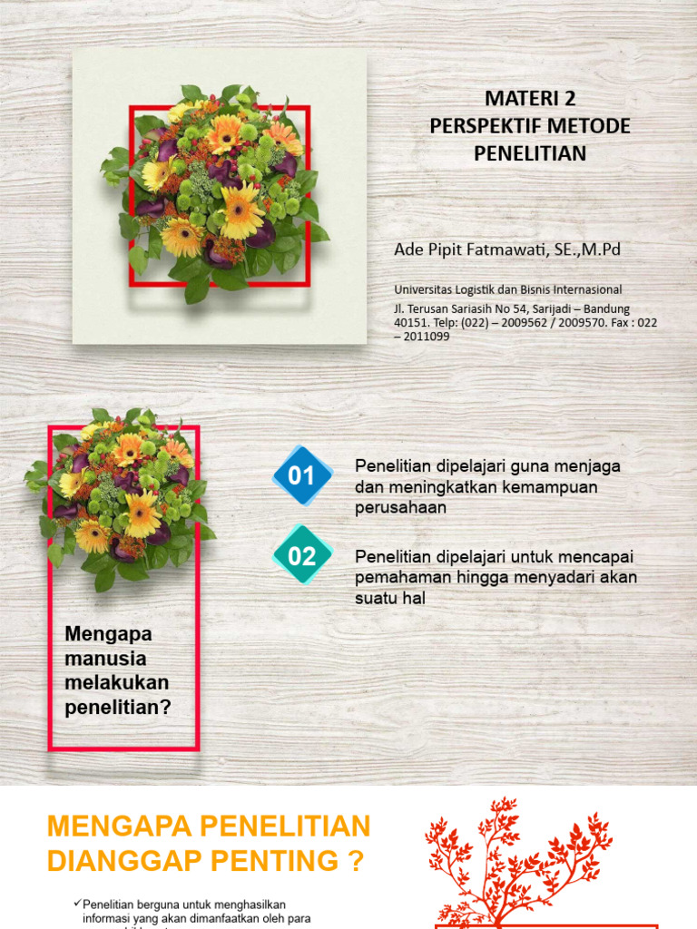 Materi 3 PERSPEKTIF METODE PENELITIAN | PDF