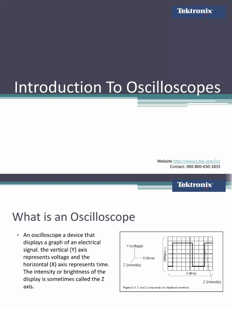 Introduction To Oscilloscopes | PDF
