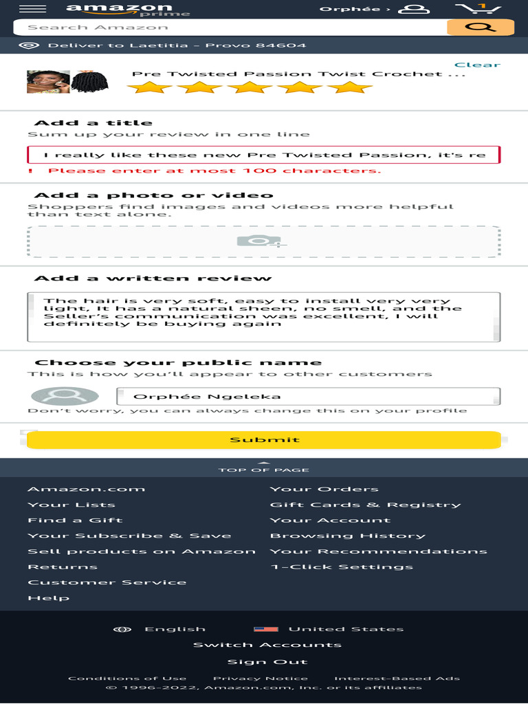 Review Your Purchases | PDF