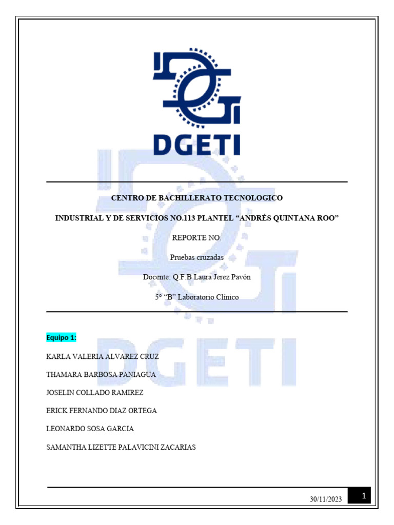 Pruebas Cruzadas-1 | PDF | Sangre | Transfusión de sangre
