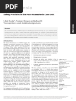 Post Operative Observations Guidelines | PDF | Pain Management | Surgery