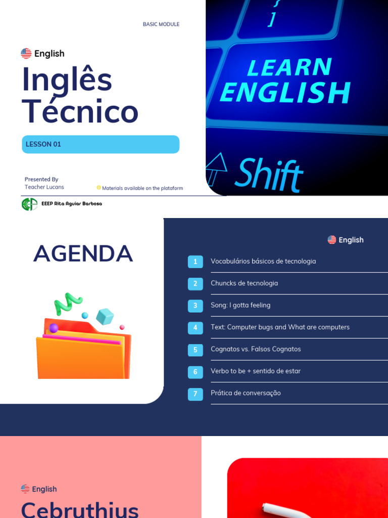 Inglês Técnico - Aula 1 | PDF