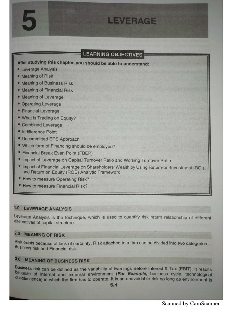 Leverage | PDF