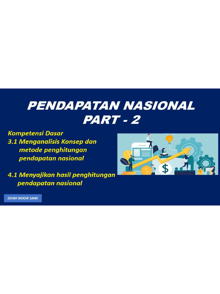 pendapatan nasional part2 | PDF