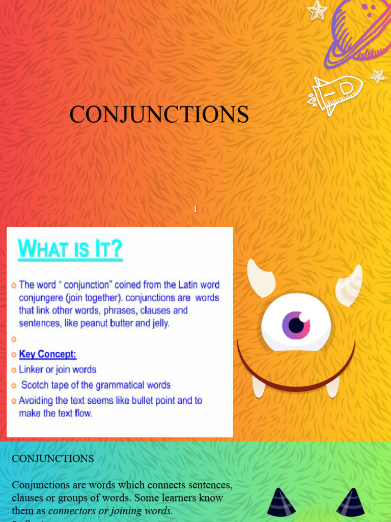 CONJUNCTION | PDF | Sentence (Linguistics) | Syntax