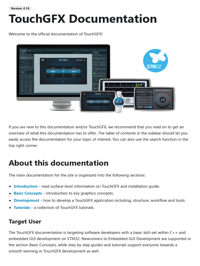 Touchgfx Documentation 4.16 | PDF | Rgb Color Model | Random Access Memory