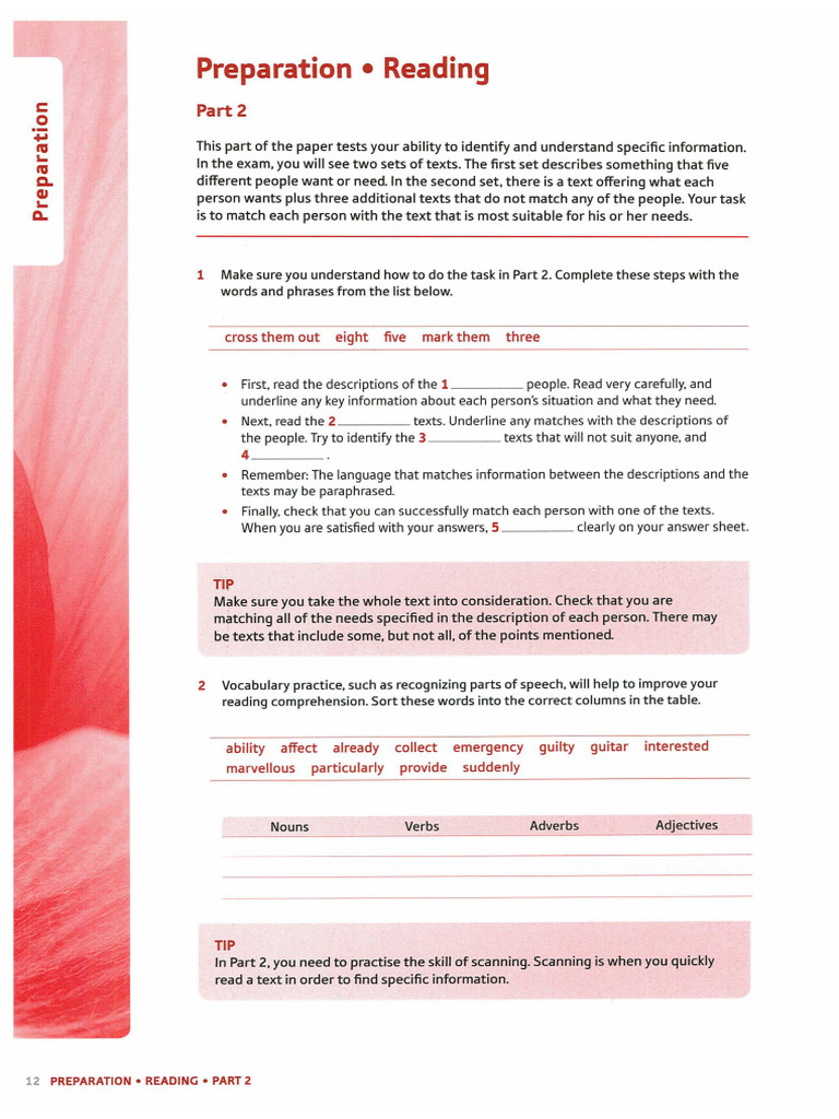 Preparation Pet Part 2 | PDF