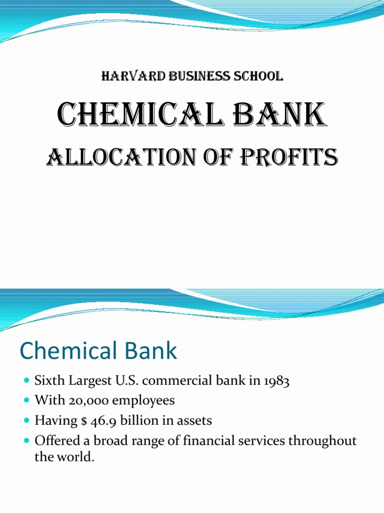 Chemical Bank Final | PDF | Chemical Bank | Banks