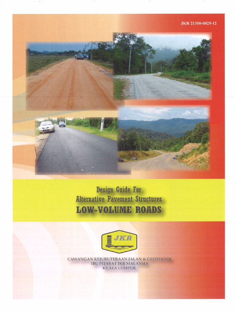 Design Guide For Alternative Pavement Structures Low-Volume Roads | PDF