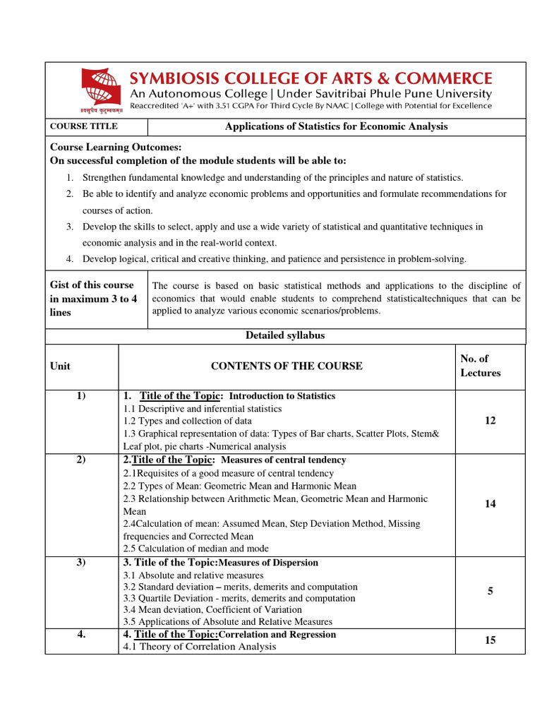 syllabus-applications-of-statistics-for-economic-analysis-pdf