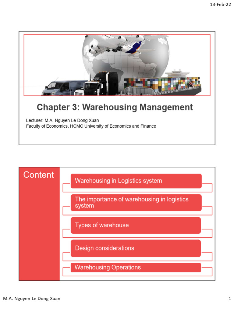 Chapter 3. Warehousing Management (For Students) | PDF | Warehouse ...