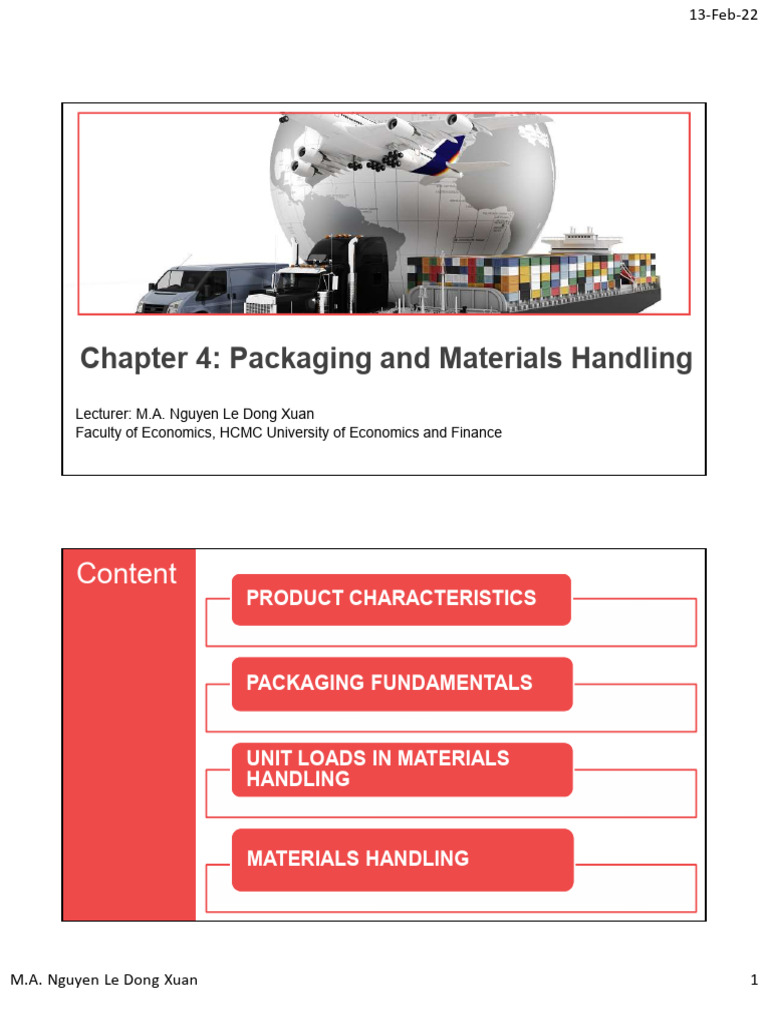 Chapter 4. Packaging and Materials Handling (For Students) | PDF | Packaging And Labeling ...