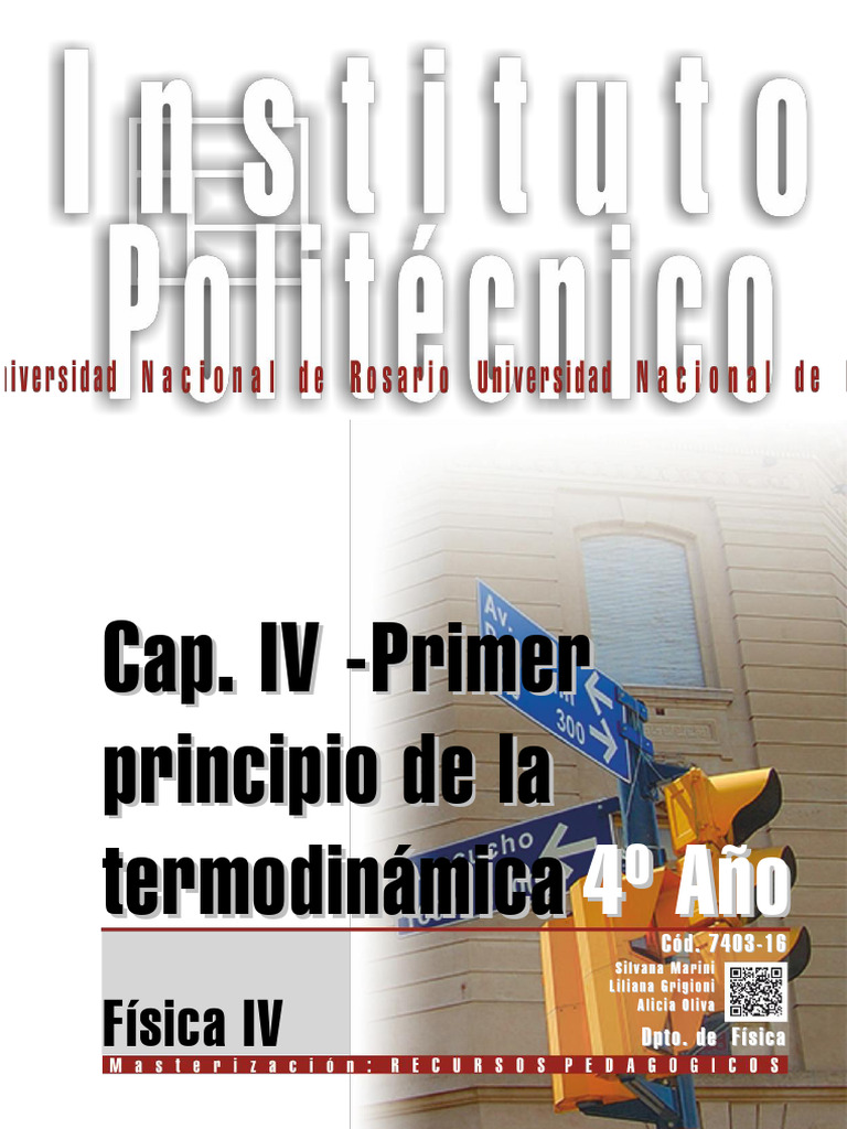 7403-16 FISICA - Cap IV - Primer Principio de La Termodinamica | PDF