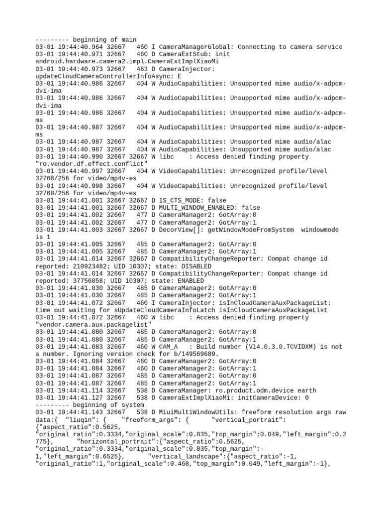 Log Cat 1709297080888 | PDF | Data Compression | Software