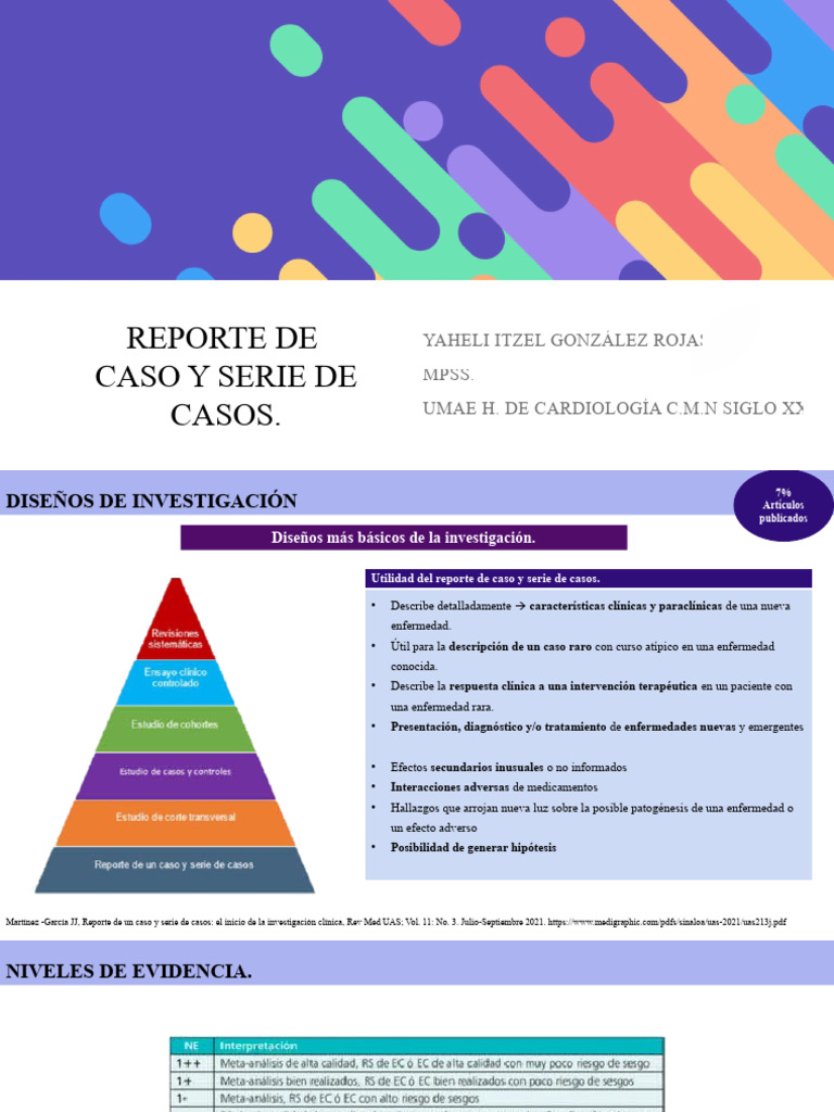 Reporte de Un Caso y Serie de Casos | PDF