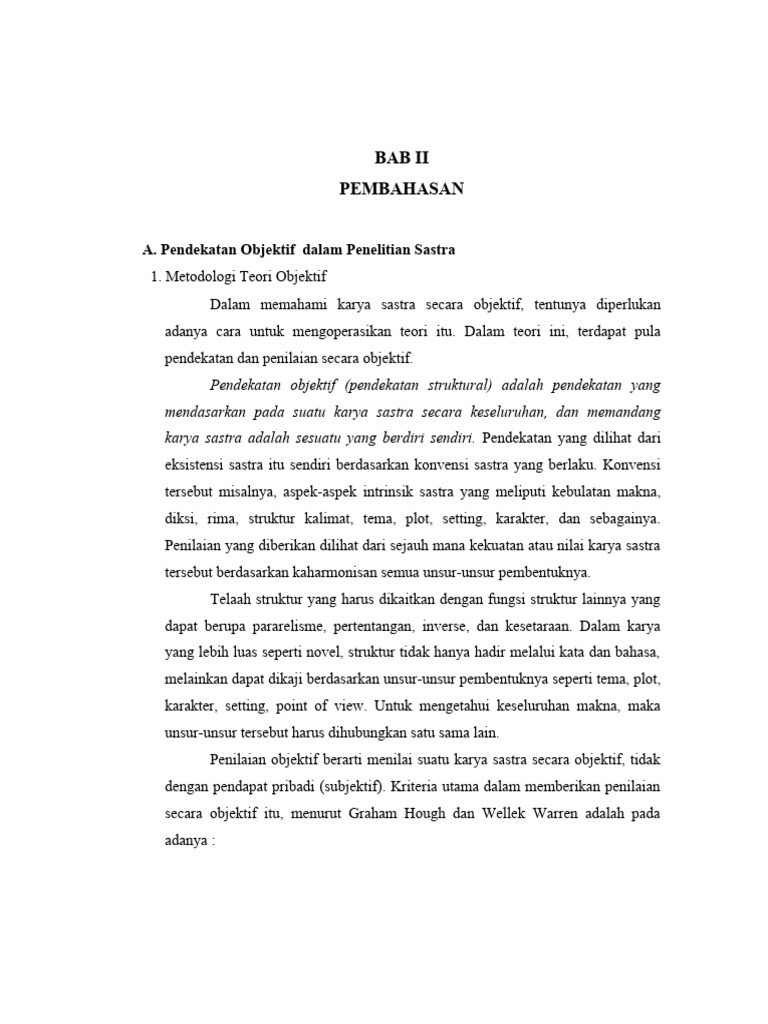 Teori Sastra | PDF