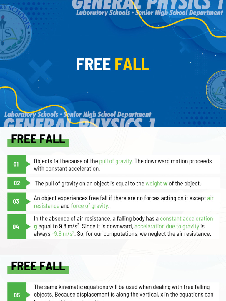 Free Fall and Graphical Analysis of Motion | PDF