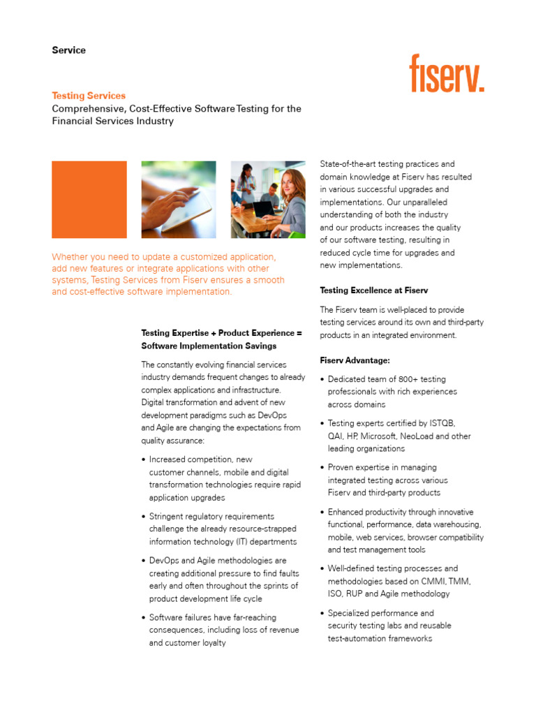 Bts Testing Services Brochure 1216 | Download Free PDF | Software ...