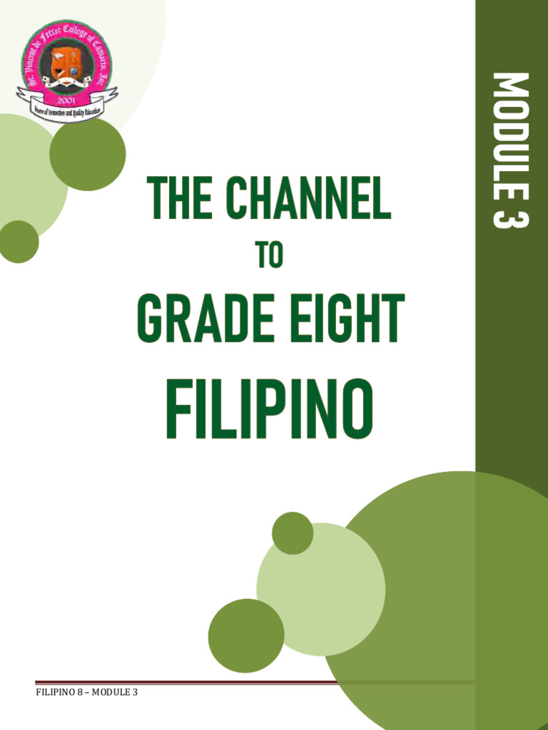 Module 3 Filipino 8 Compressed | PDF