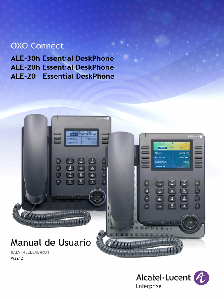 Manual Teléfonos Alcatel-Lucent | PDF | Contraseña | Electrónica