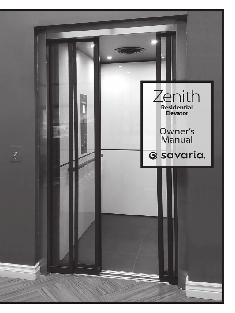 Zenith Elevator Owner's Manual | Download Free PDF | Elevator | Switch