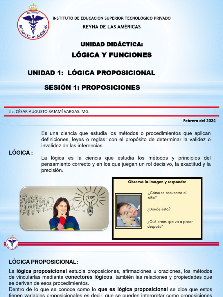 S1 - LOG - PROP Liz | PDF