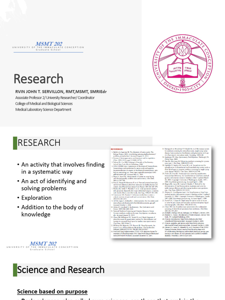 MSMT Review Research Review 1 | PDF | Science | Theory