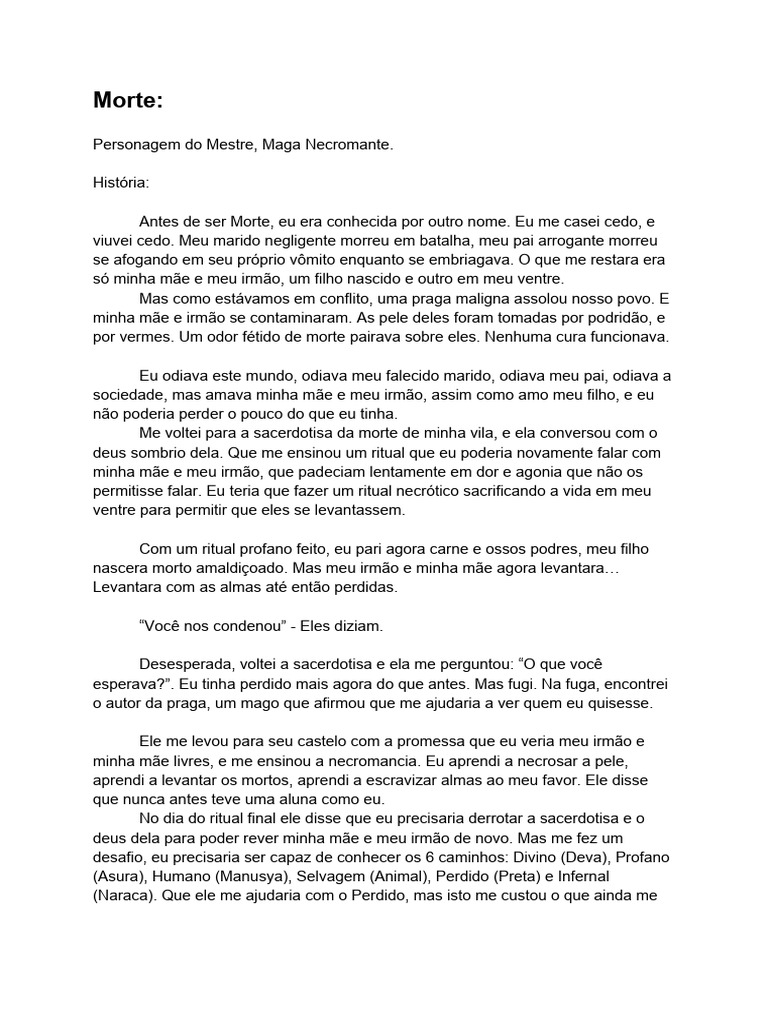 Pedido de PDM_ Morte | PDF