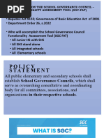 DepEd Order 26, S. 2022 - SGC 2022 | PDF