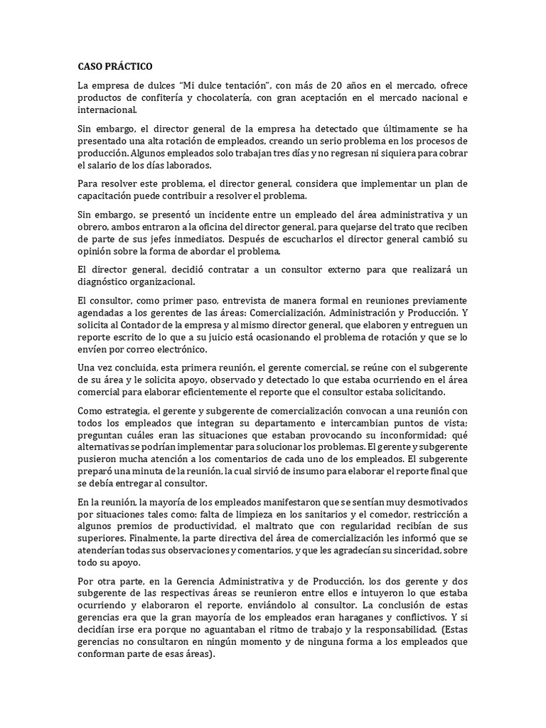 CASO PRÁCTICO | PDF | Business