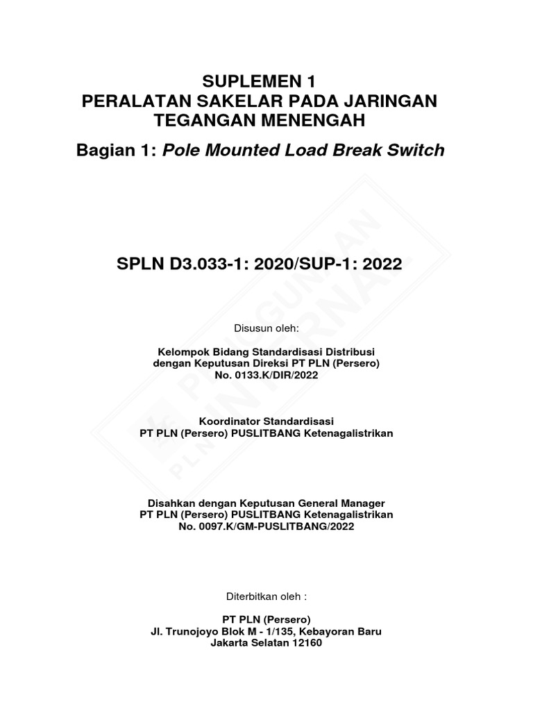 SPLN D3.033-1 - 2020 SUP-1 2022 Final+locked | PDF