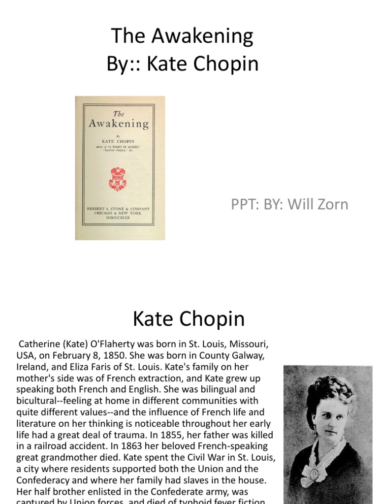 The Awakening: A Controversial Analysis | PDF | The Awakening (Chopin ...